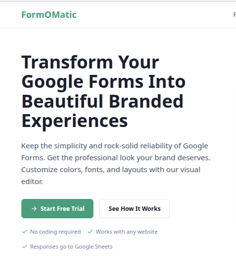 Transform Your Google Forms - Beautiful Google Forms